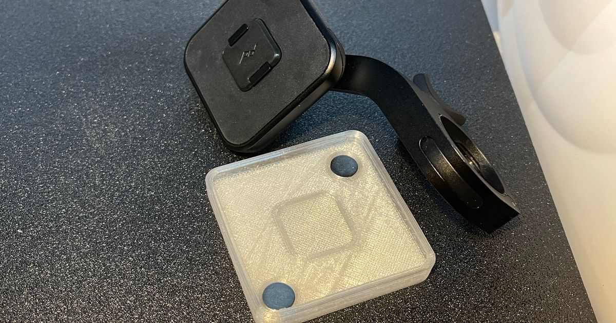 Peak Design Mount Dust Cover by MN | Download free STL model ...