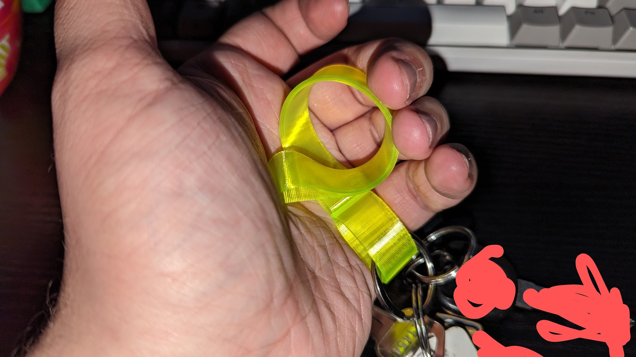 Simple TPU Key Loop/Tag by DarthDomo | Download free STL model ...