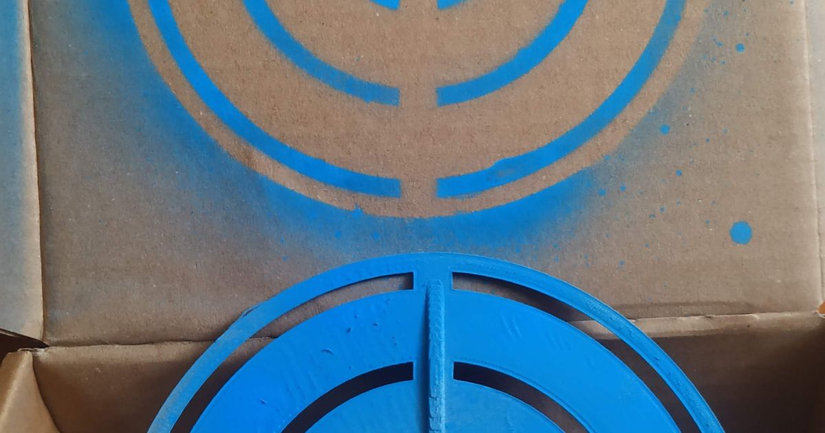 Shooting target template by Ts3D | Download free STL model | Printables.com