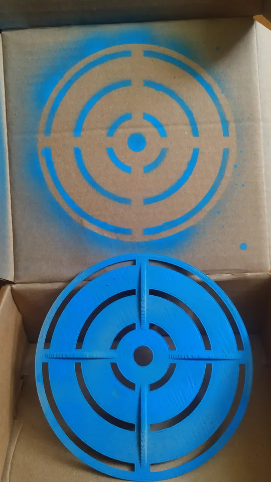 Shooting target template by Ts3D | Download free STL model | Printables.com