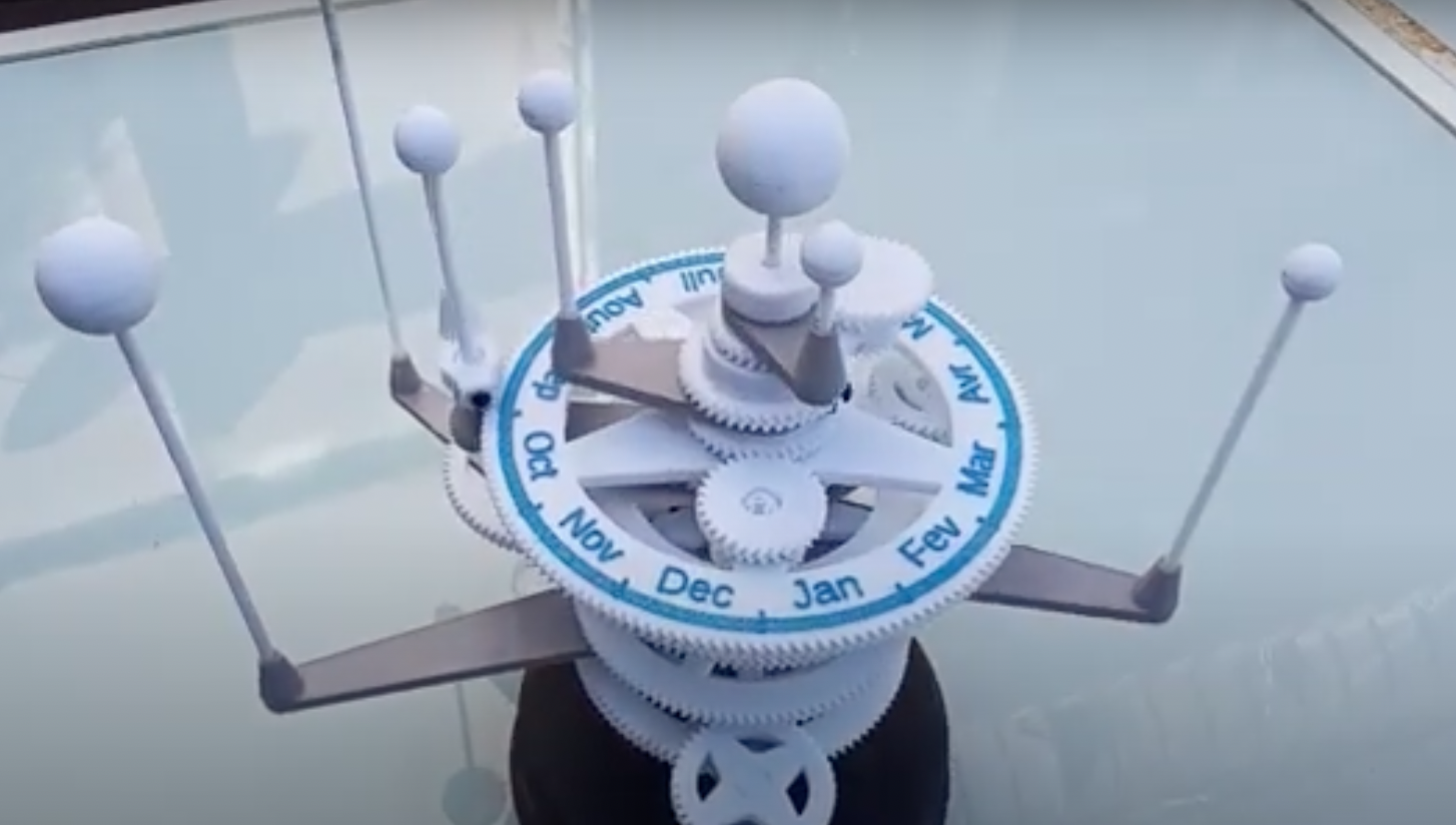 Motorized Planetarium by Effixe | Download free STL model | Printables.com