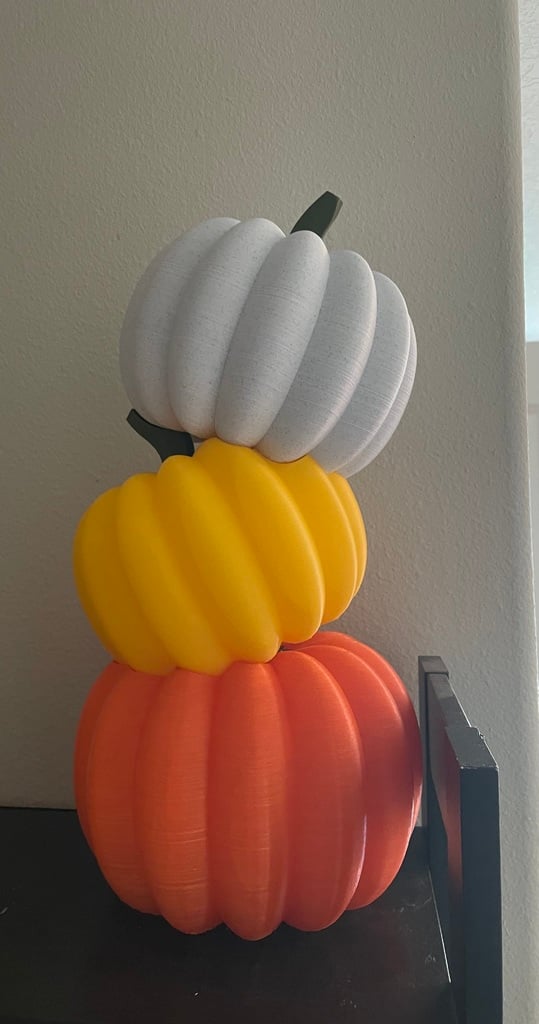 Staggered Pumpkin Stack - Fall/Halloween Decoration by Brennamcc ...