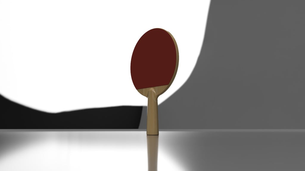Ping Pong Paddle Model and Renders by Silas Clough | Download free STL ...