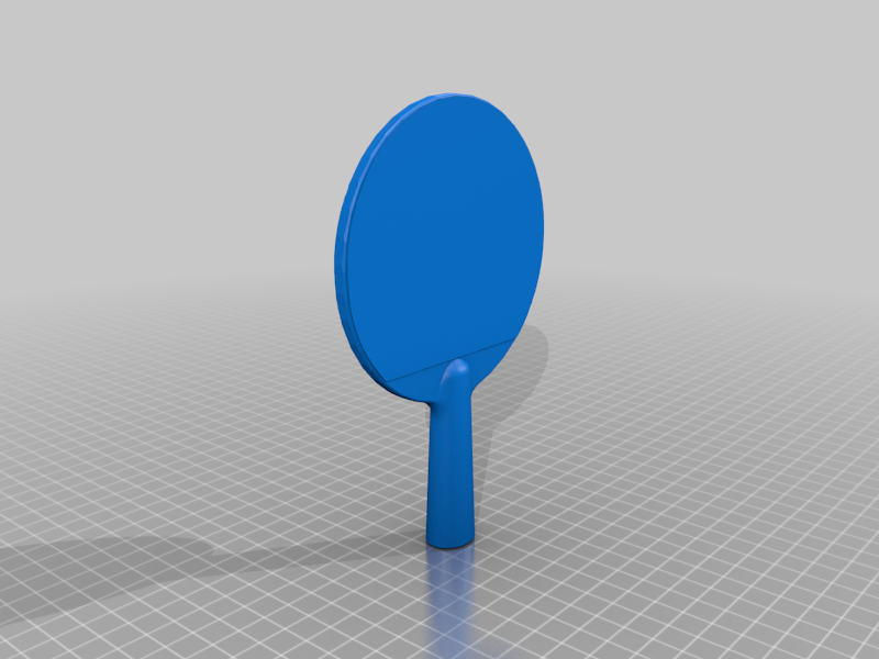 Ping Pong Paddle Model and Renders by Silas Clough | Download free STL ...
