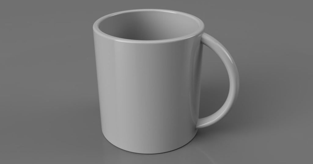 Coffee Cup Model by Silas Clough | Download free STL model | Printables.com