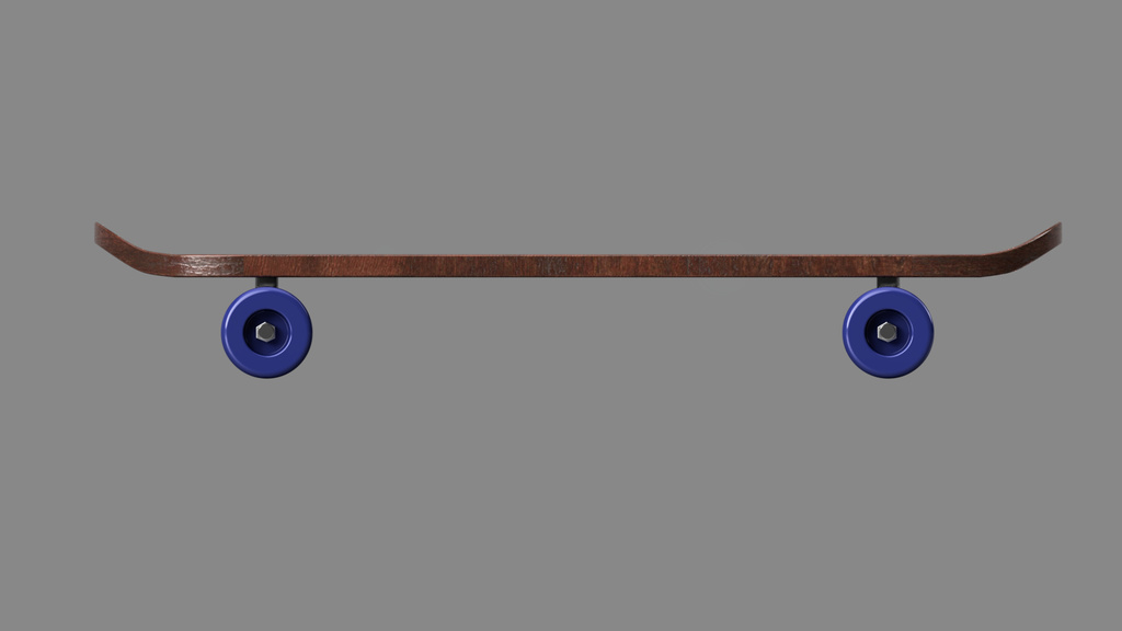 Skateboard Model by Silas Clough | Download free STL model | Printables.com