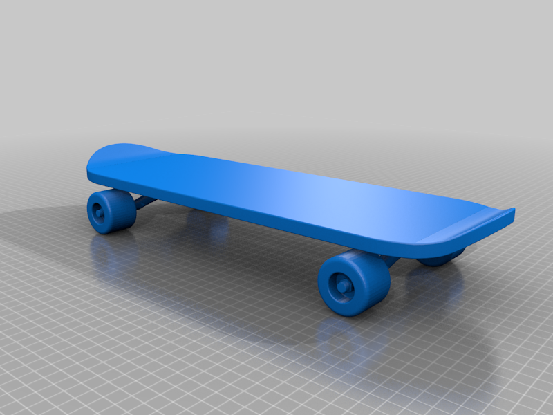 Skateboard Model by Silas Clough | Download free STL model | Printables.com