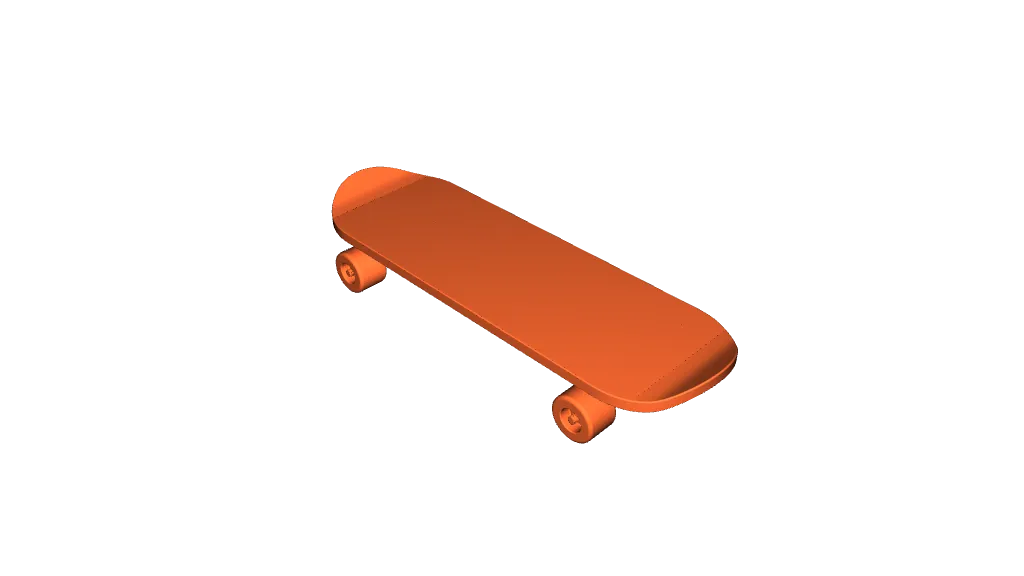 Skateboard Model by Silas Clough | Download free STL model | Printables.com