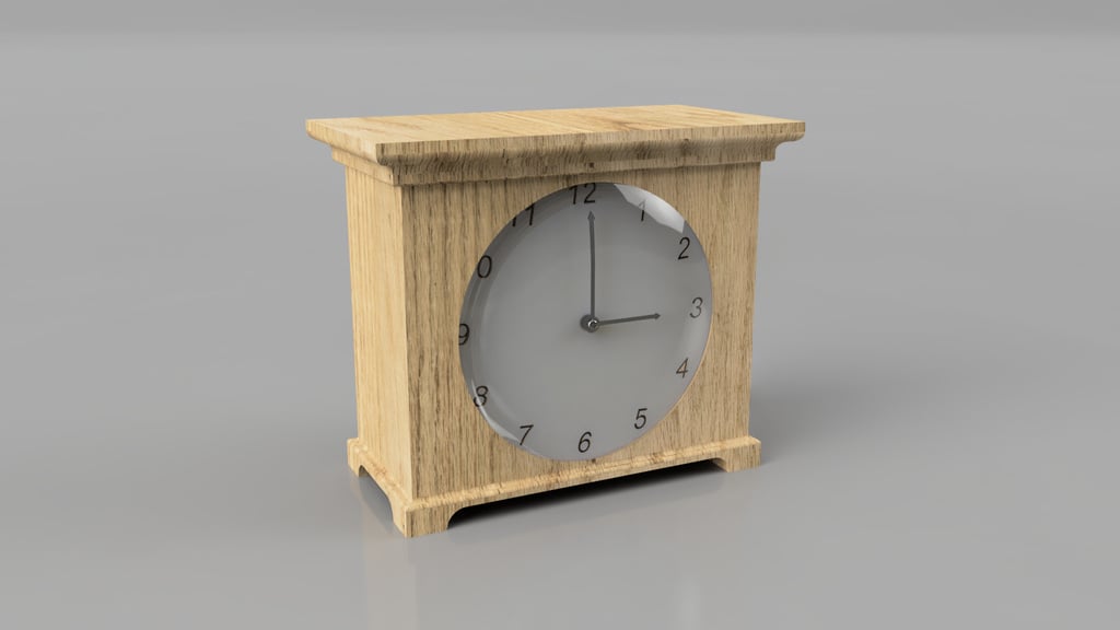 Mantle Clock Model by Silas Clough | Download free STL model ...