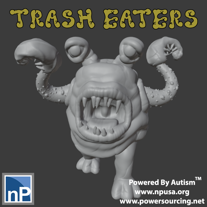 Trash Eater - Otyugh by np-dev | Download free STL model | Printables.com