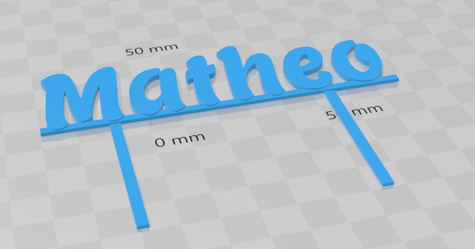 Matheo - Party - Cake Topper von DerDrucker | Kostenloses STL-Modell ...