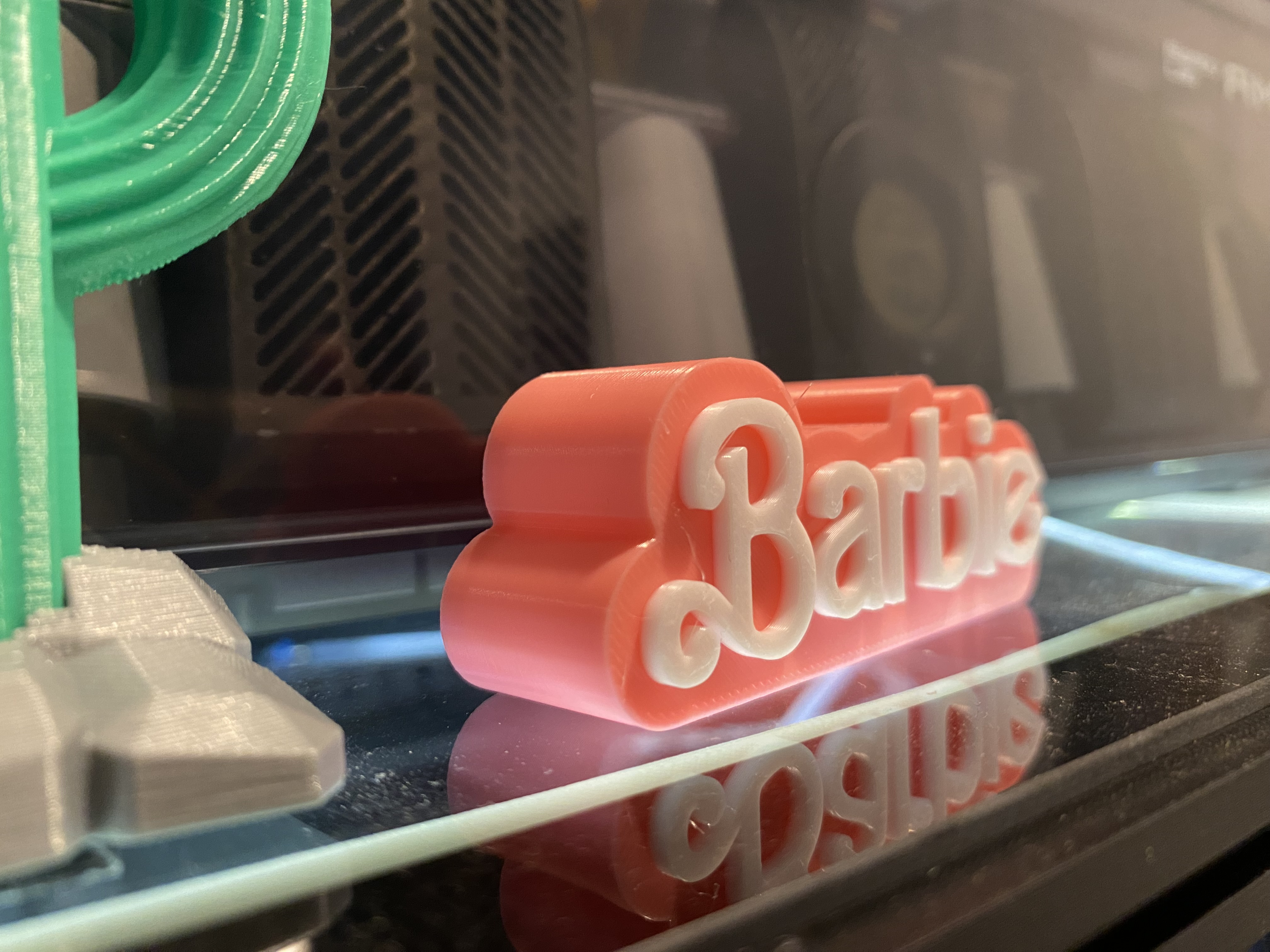 Barbie Desk Decor/Nameplate by tjdesign | Download free STL model ...