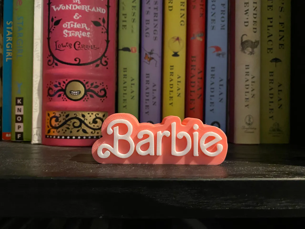 Barbie Desk Decor/Nameplate by tjdesign | Download free STL model ...