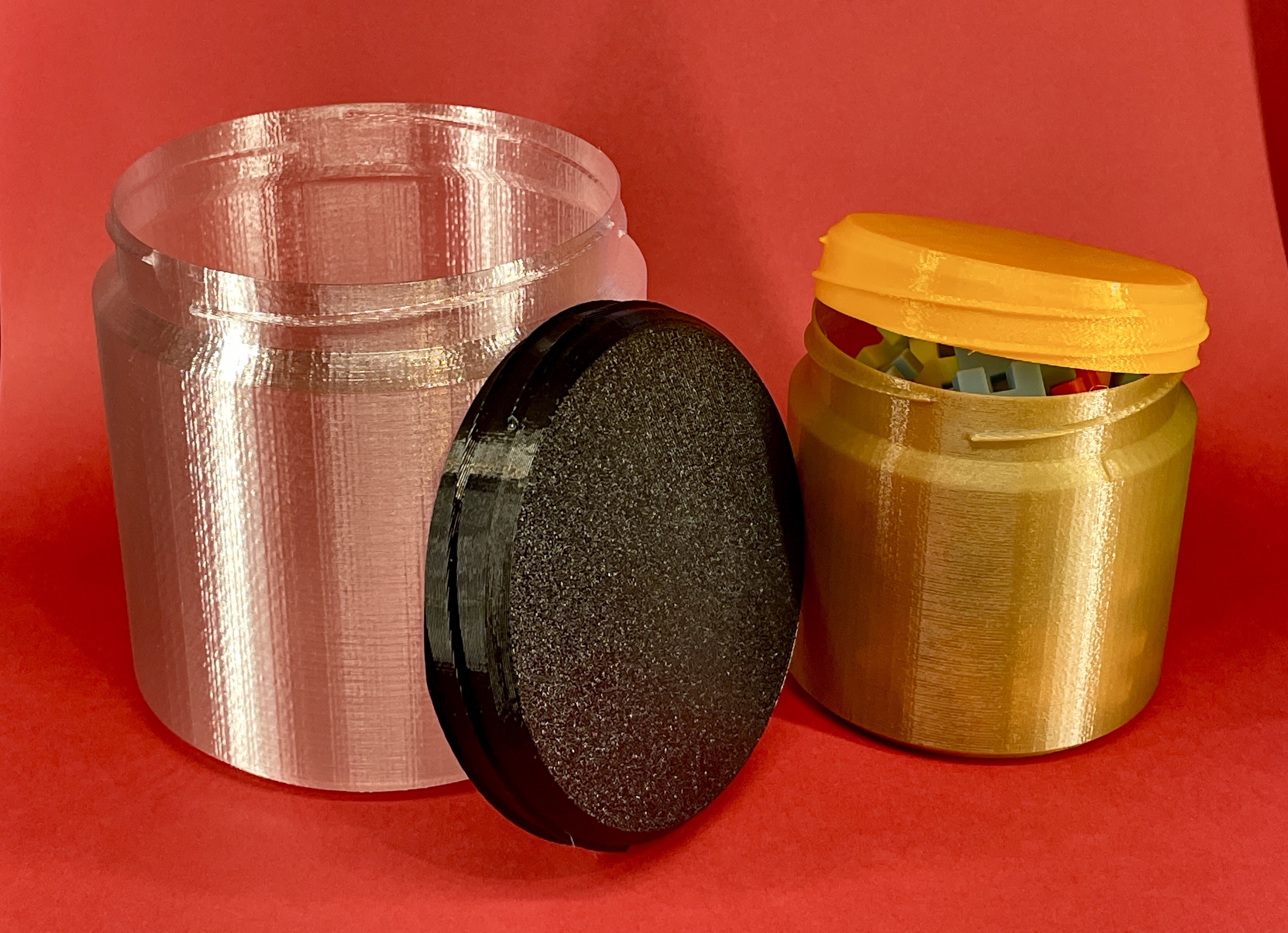 Vase jar - round, smooth (threaded, parametric) by RobSmo | Download ...