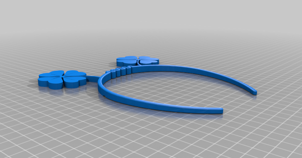 Shamrock Headband by MakeCents | Download free STL model | Printables.com