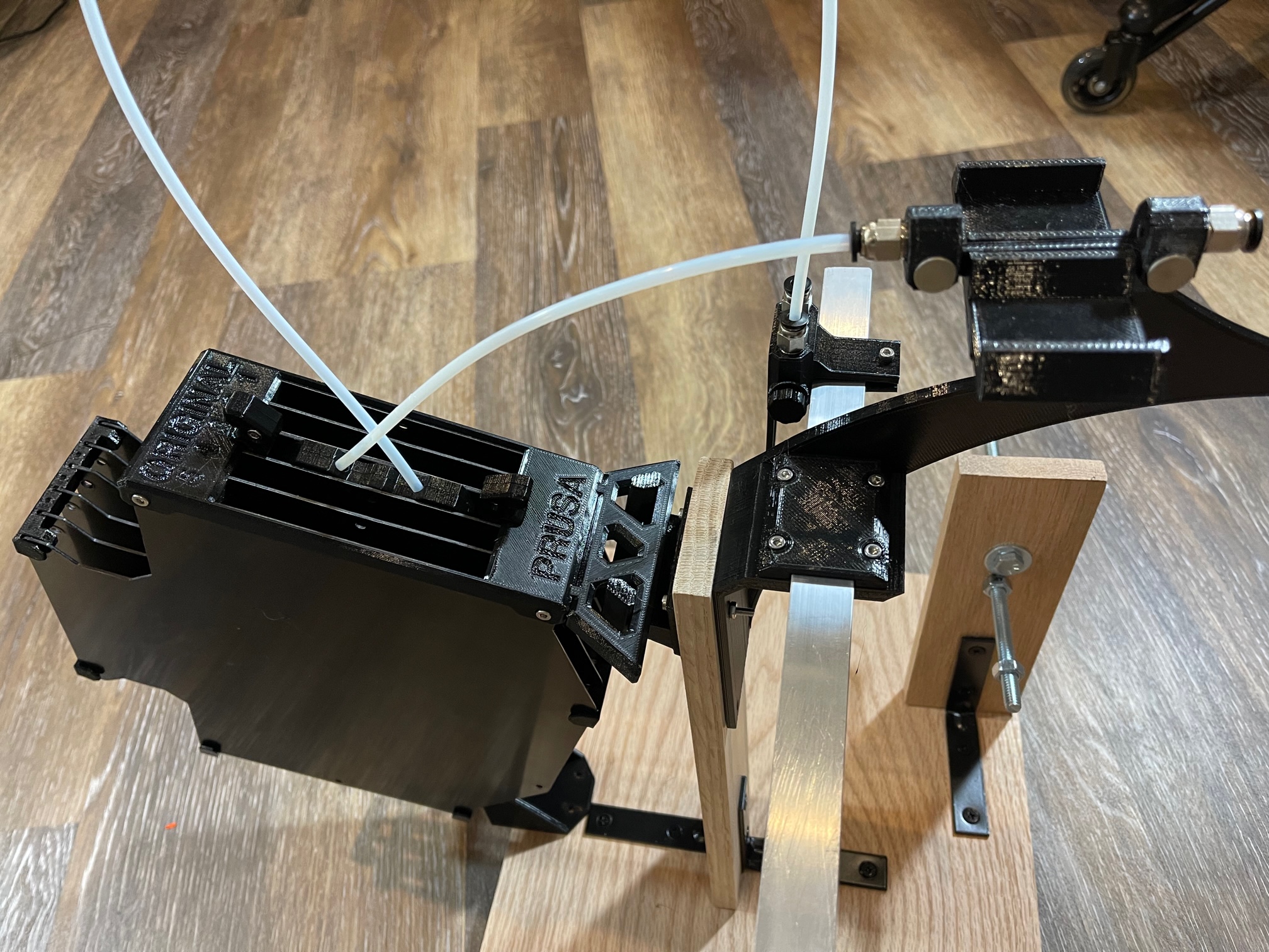 Vertical Bracket For Prusa Mmu3 Buffer By Real 3d Prints Download