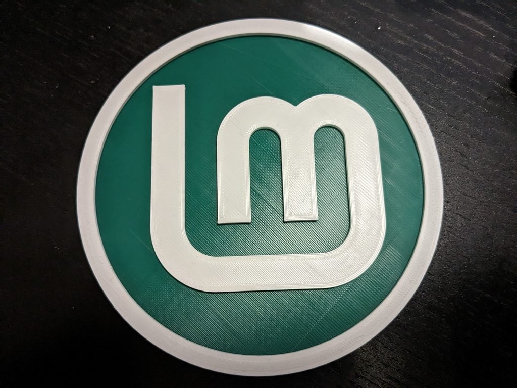 Linux Mint (21.1) Logo by pixelEDI | Download free STL model ...