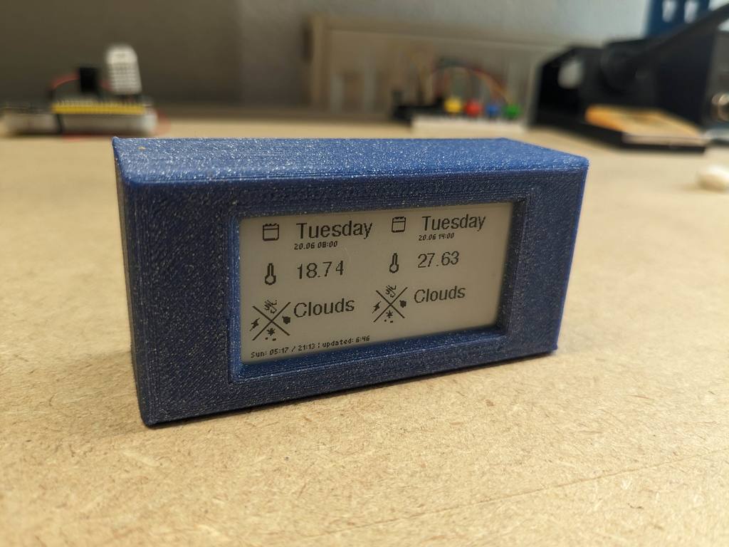 E-Ink 2.13 Case by pixelEDI | Download free STL model | Printables.com