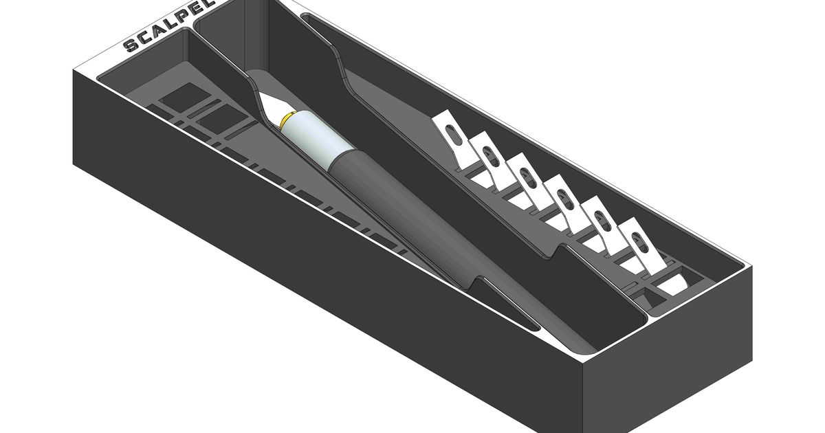 [BaBo] insert scalpel 2x6 by Willi | Download free STL model ...