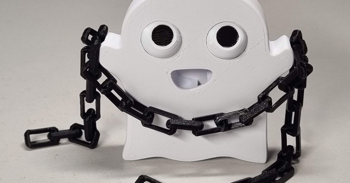 Chain for Small Ghosts (Print-in-Place) by ishikawats | Download free ...