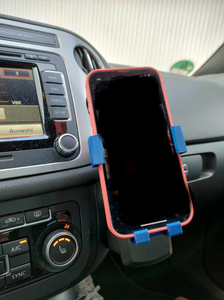 VW Phone holder made compatible for iPhone 13 and other large phones by ...