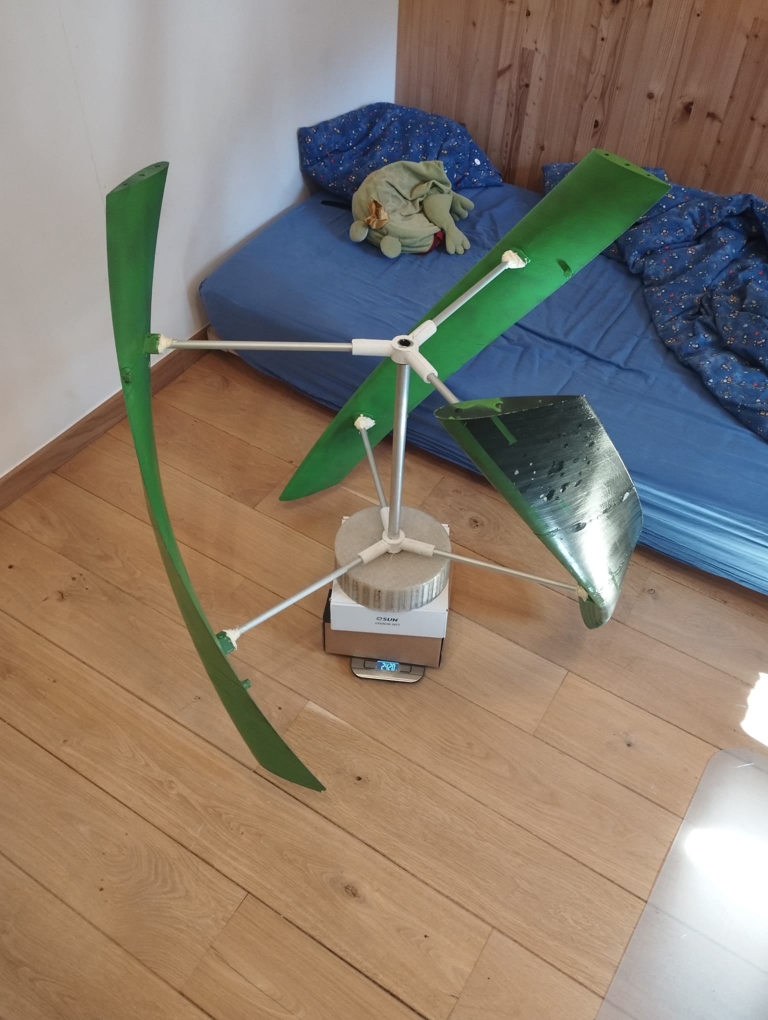 800 mm ⌀ parametric vertical axis wind turbine by Tomas Horacek ...
