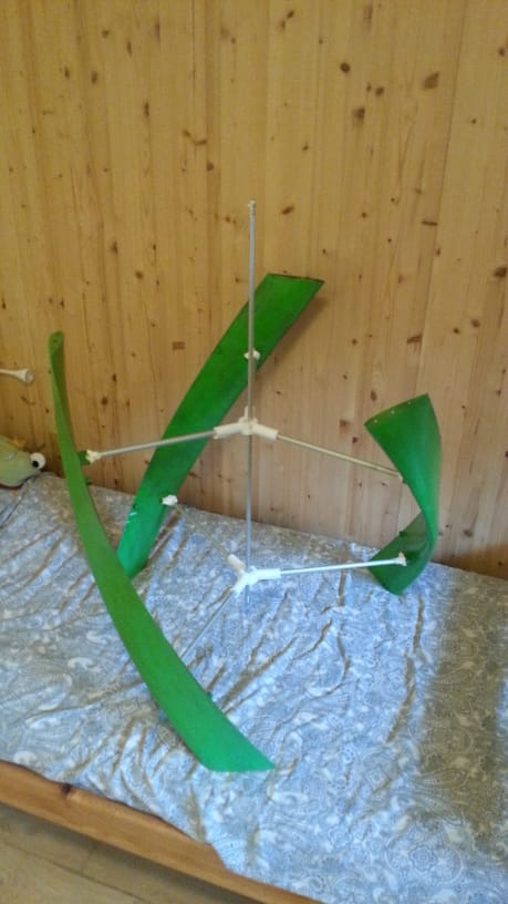 800 mm ⌀ parametric vertical axis wind turbine by Tomas Horacek ...
