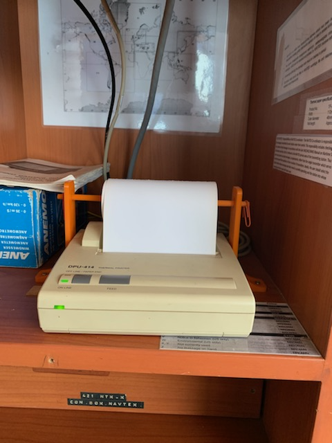 Navtex Printer DPU-414 paper roll holder by Mihai.T | Download free STL ...