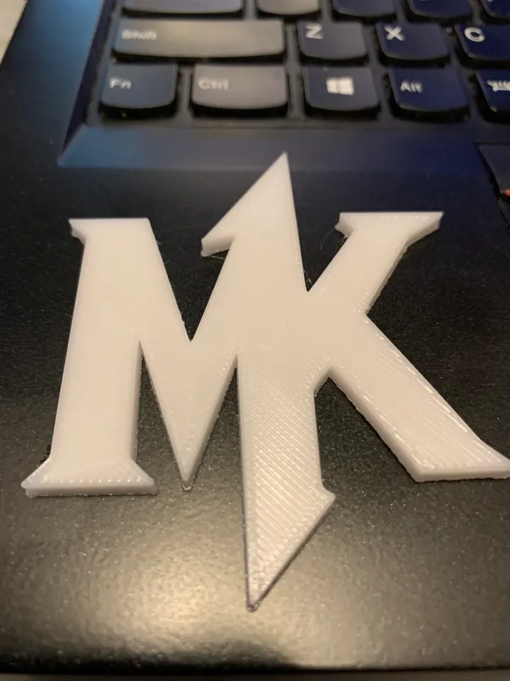 Mortal Kombat 1 Logo by pHy | Download free STL model | Printables.com