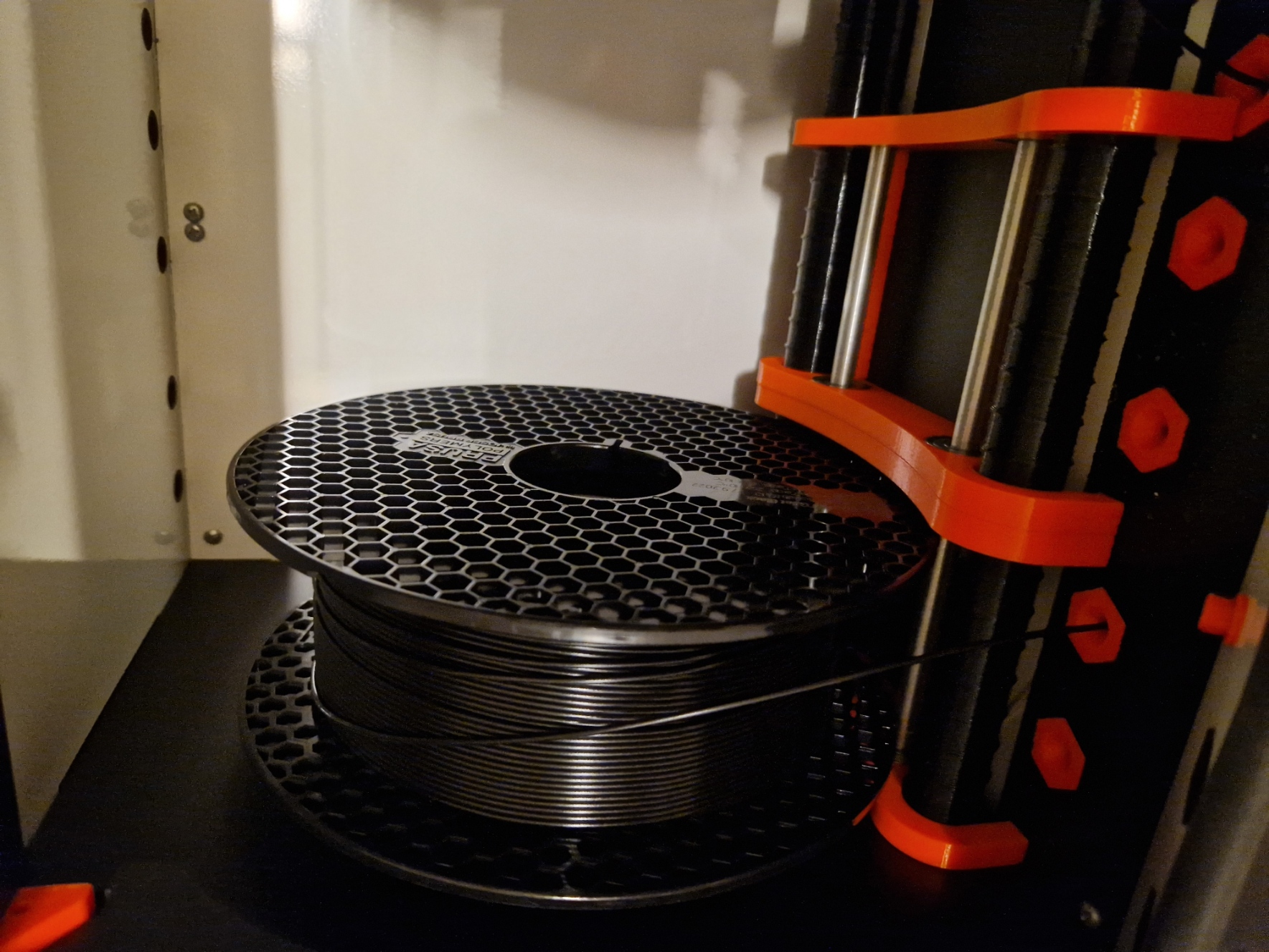 Filament roller low profile for RepBox with filament slide bars by echo ...