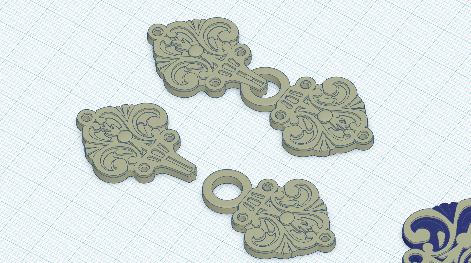 Baylan Skoll Back Clasp by crmccall | Download free STL model ...