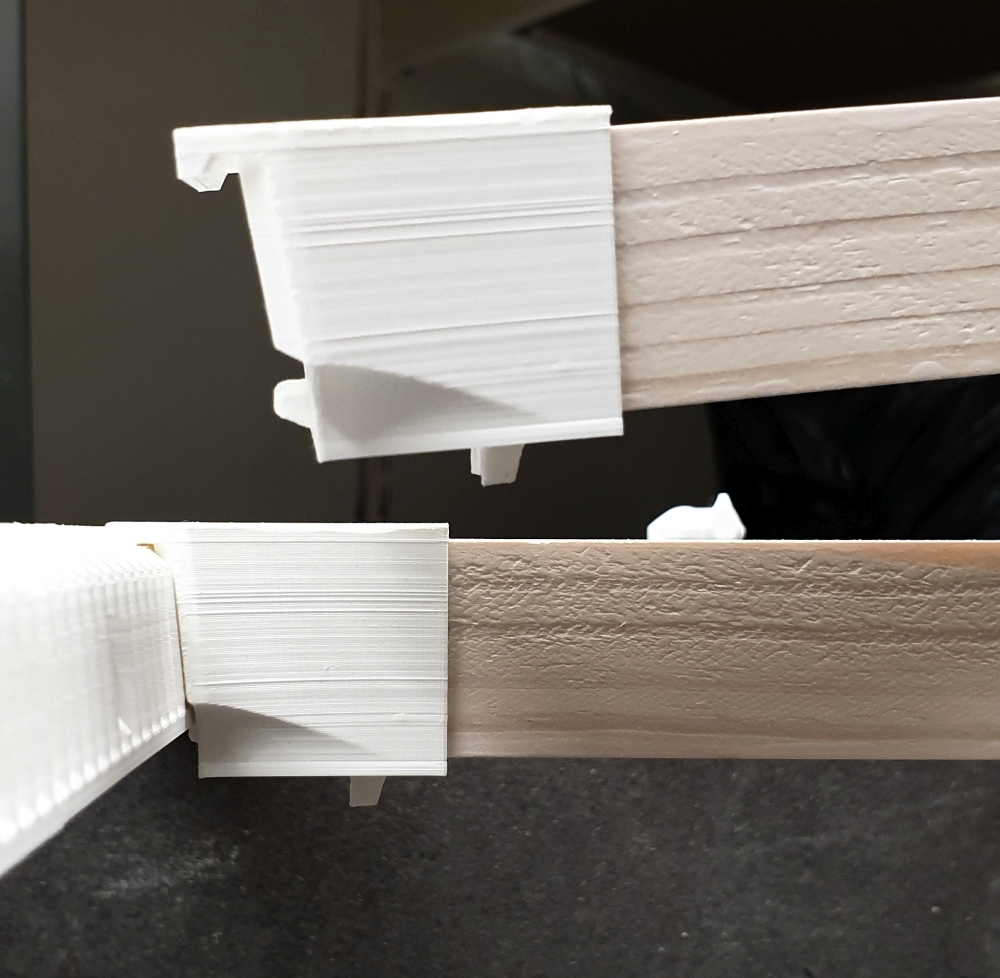 Removable Cross-bar for 25x25mm timber sections by Designed By Sheltie ...