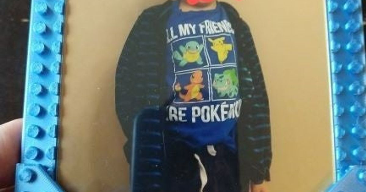 Lego Picture Frame by Paul | Download free STL model | Printables.com