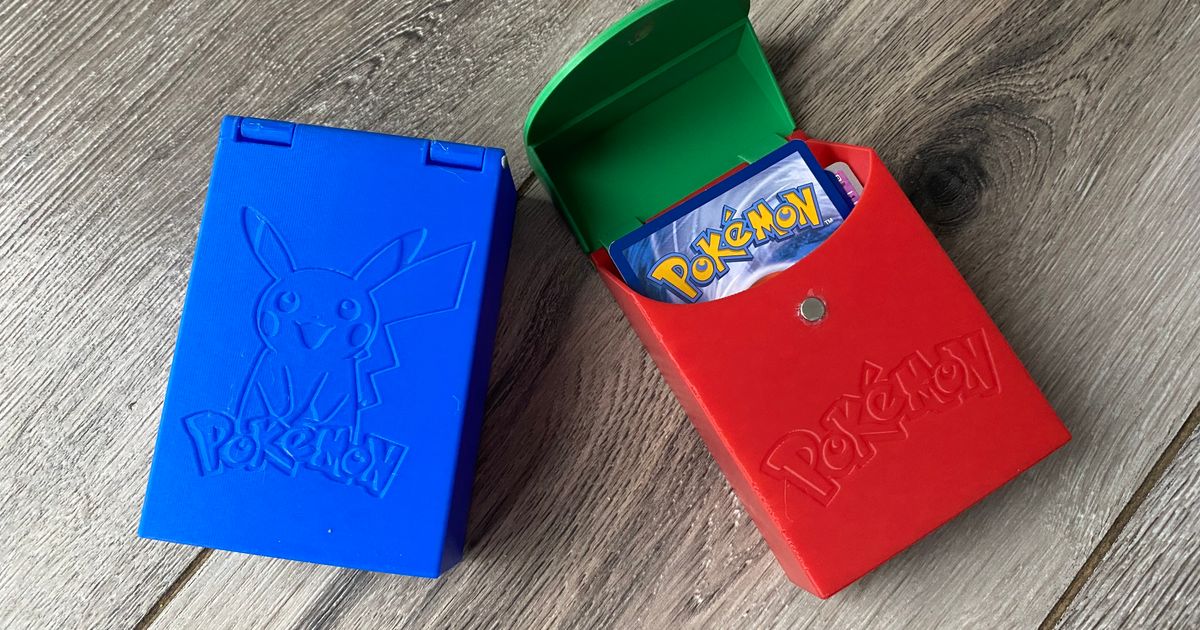 Pokemon Deck Box by tjdesign | Download free STL model | Printables.com