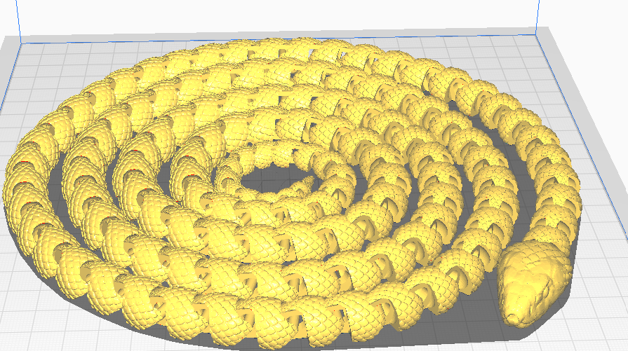 A very long snake with scales by Vrtyeeh2 | Download free STL model ...