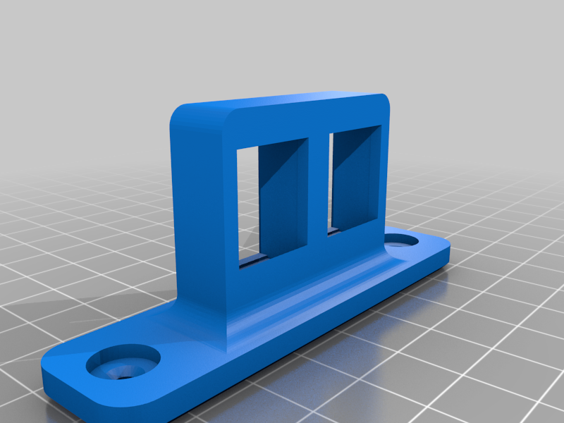 Bracket for Mounting Keystone Modules by tonyb486 | Download free STL ...