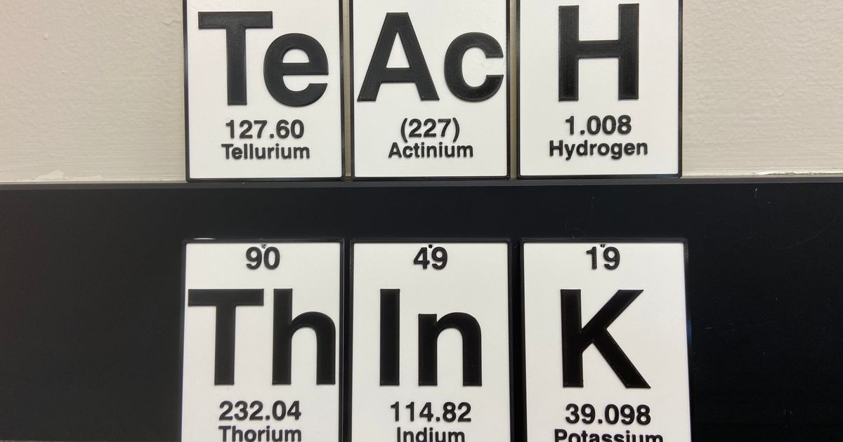 TeAcH ThInK | Elements of the Periodic Table by Josh Carroll | Download ...