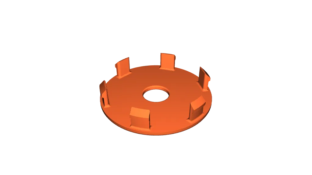 wheel center cap / cover by Voodoo | Download free STL model ...