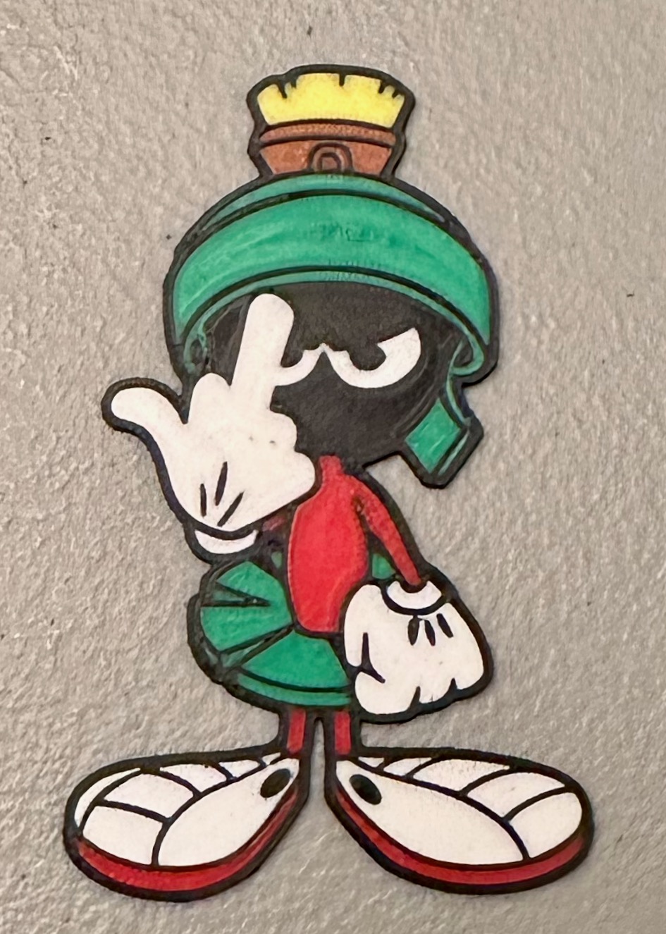 Multicolor Marvin the Martian Flipping Bird Magnet by wotfan69 ...
