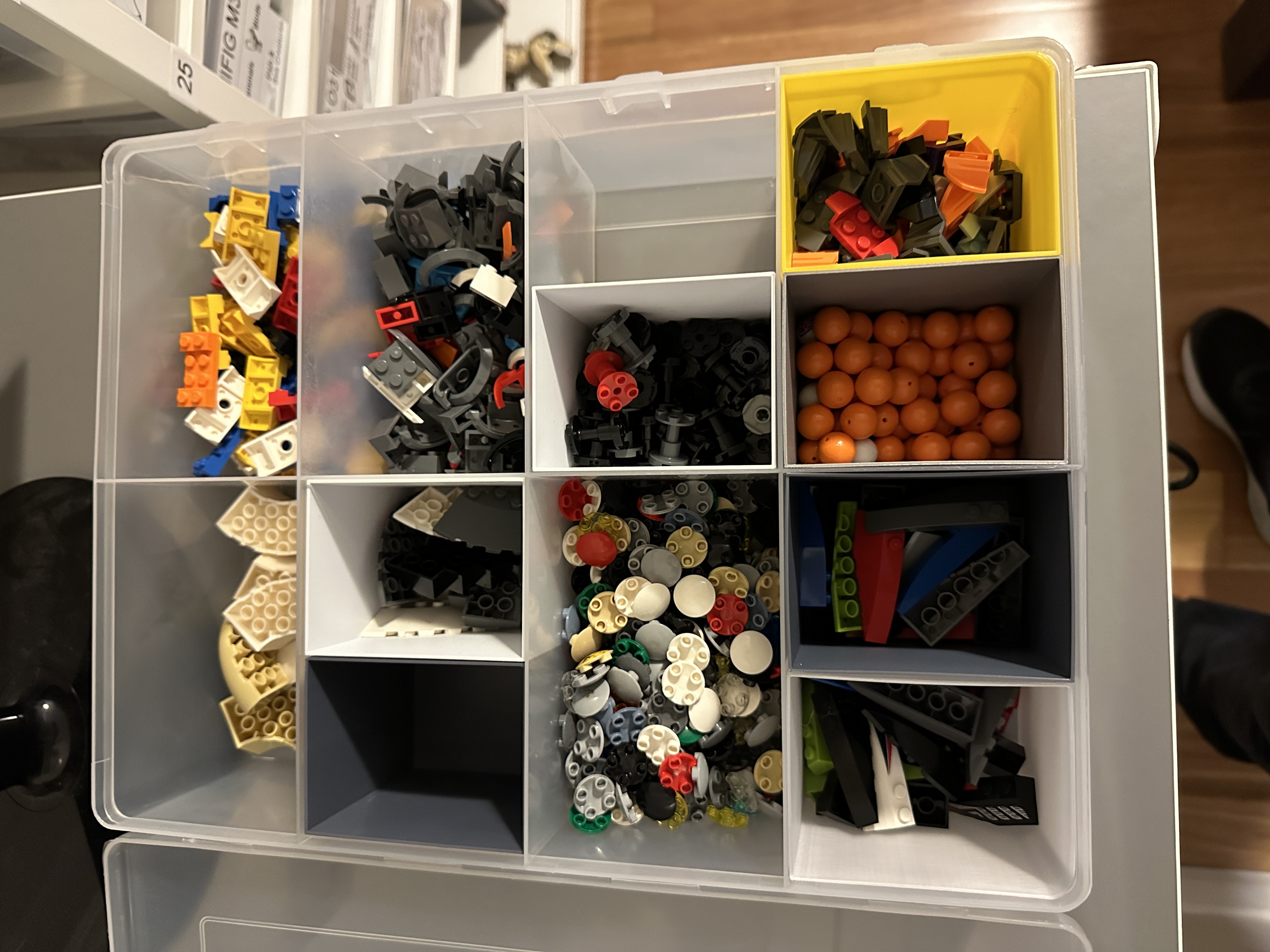 Montgomery 8 Compartment Storage Box Organiser Insert by Casadebricks ...