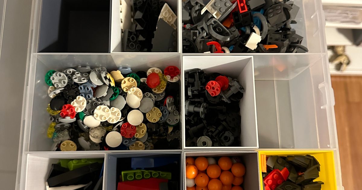 Montgomery 8 Compartment Storage Box Organiser Insert by Casadebricks ...