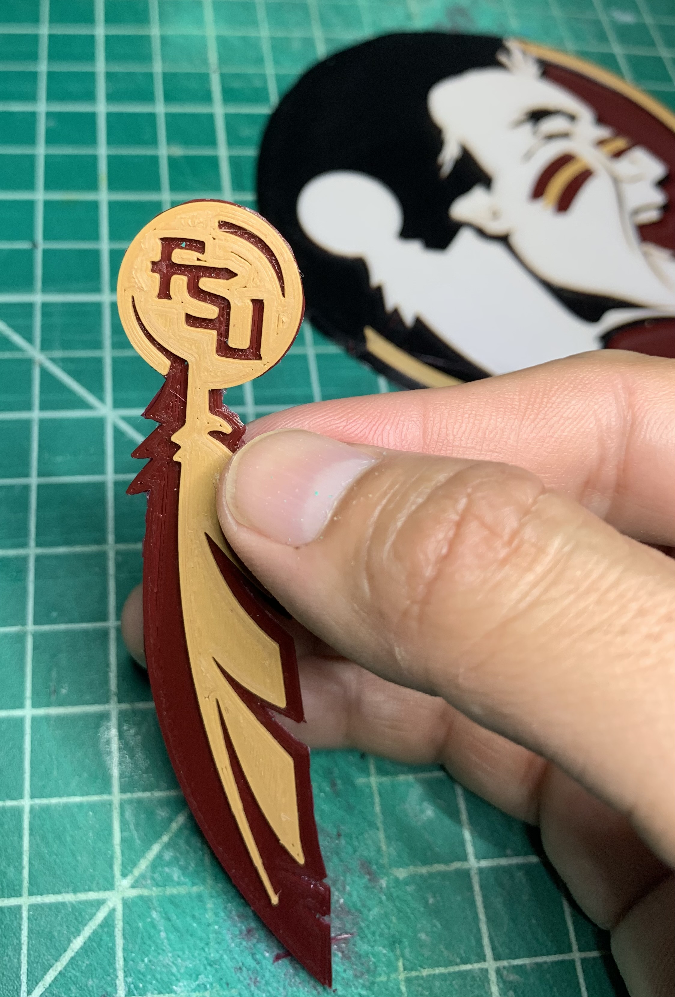 FSU Seminoles 3D logo AXM by AXM61 | Download free STL model ...