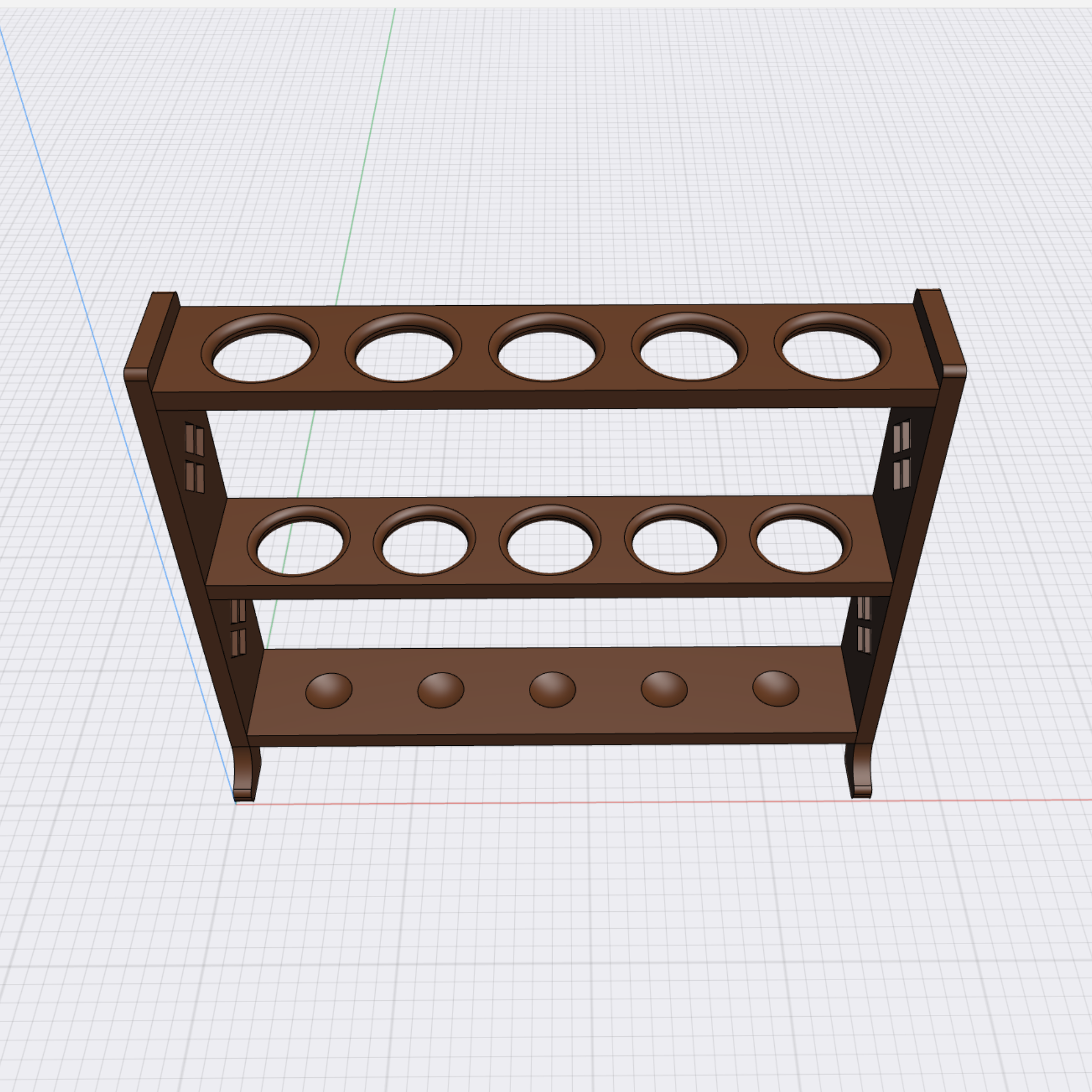 Testtube holder/Testtube rack by Chris94 | Download free STL model ...