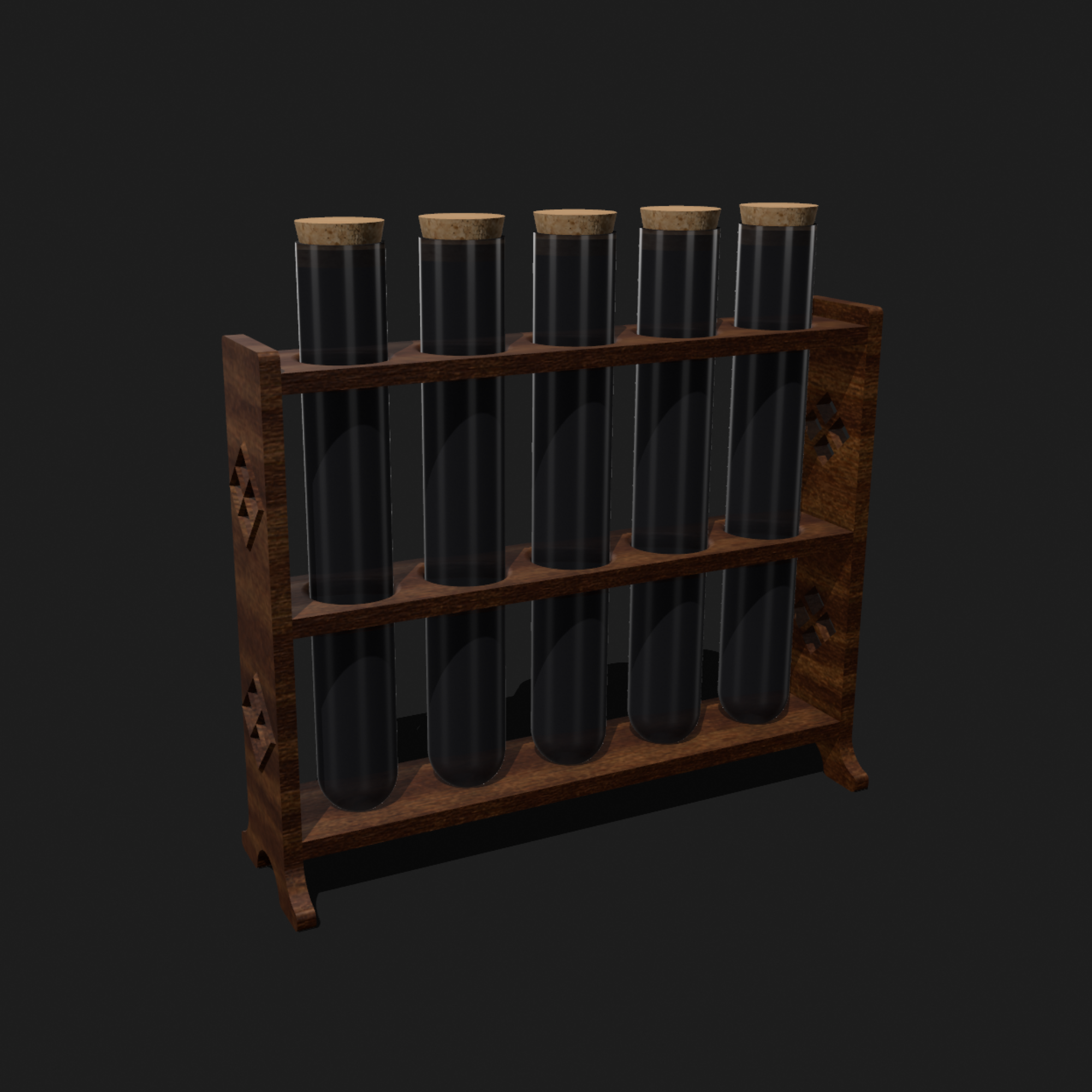 Testtube holder/Testtube rack by Chris94 | Download free STL model ...