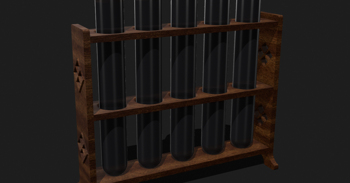 Testtube holder/Testtube rack by Chris94 | Download free STL model ...