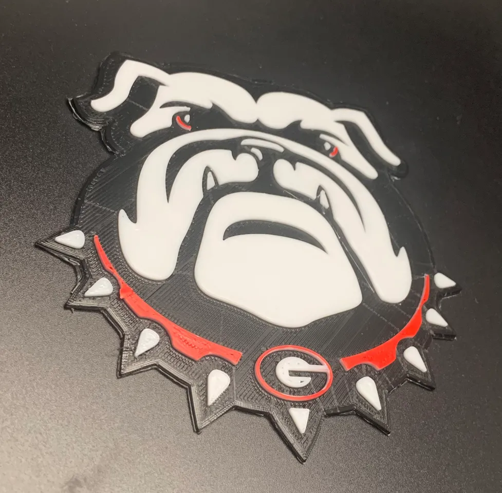 UGA Dawgs 3D logo AXM by AXM61 | Download free STL model | Printables.com
