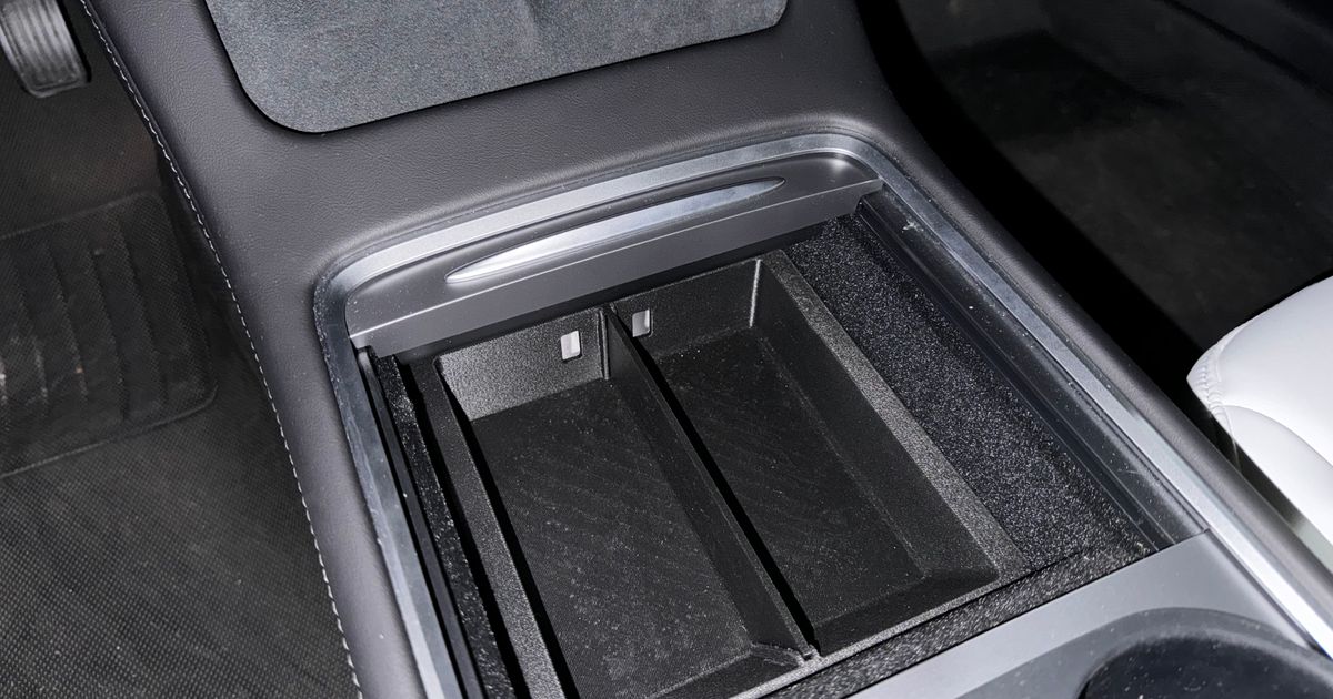 Tesla Model 3 / Y Center Console Tray With Removable Divider by ...