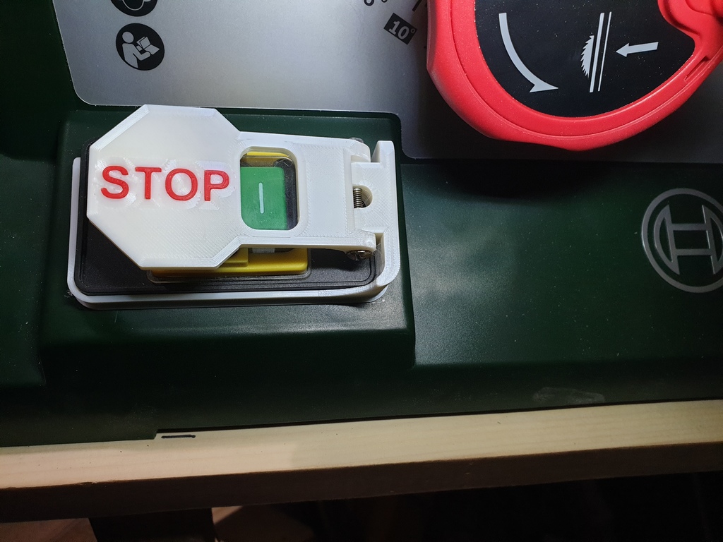 Bosch PTS10 Emergency STOP Button by peppesci | Download free STL model ...