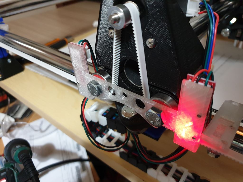 MPCNC Sliding Dual Sided EndStop RollerPlate by peppesci | Download ...