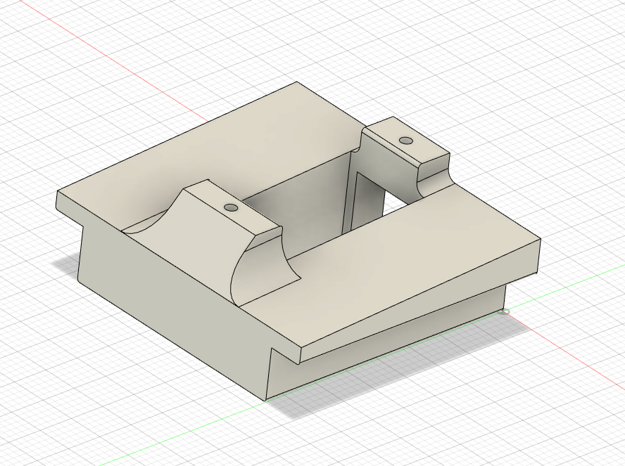 Pan Servo mount for crosswind mini by mstarzec | Download free STL ...